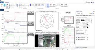 Test PCB avec rosettes de jauge de contrainte