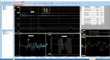 Display: Any number of different visualization windows can be combined ...