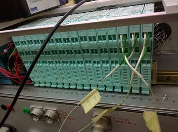 Fig. 4.b: Programmable isolation amplifiers for temperature measurement.