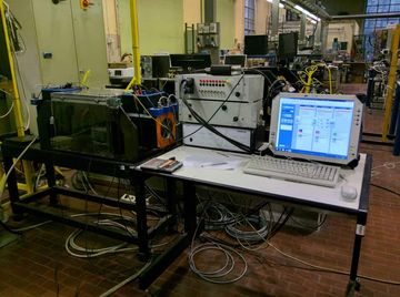 Fig. 6.: View of the test rig, including the Gen3i Data Recorder.