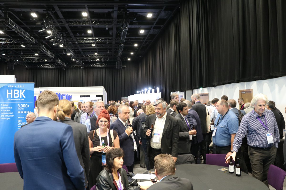 Exhibition booth of the joint HBK Hottinger Brüel & Kjaer exbitition ...